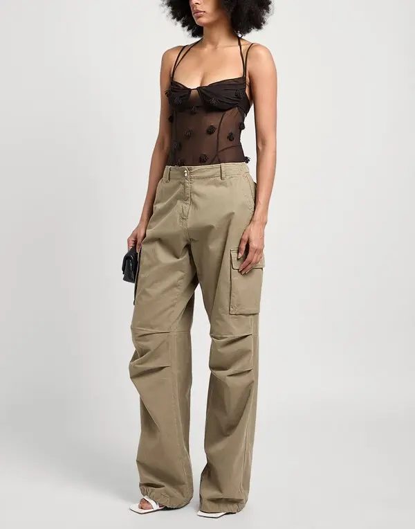 Jacquemus Solid Color Sleeveless Dress Made Of Mesh Fabric