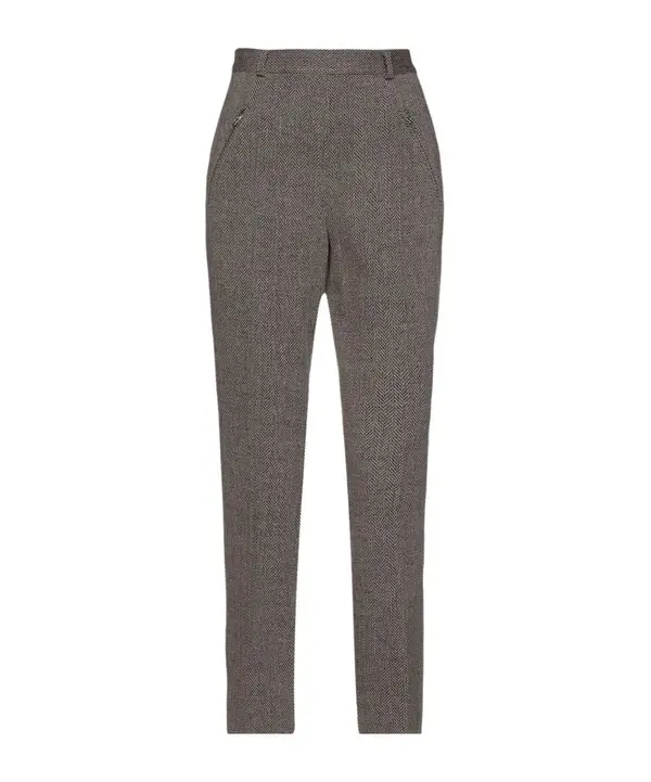 MAISON MARGIELA Tapered Trousers In Herringbone