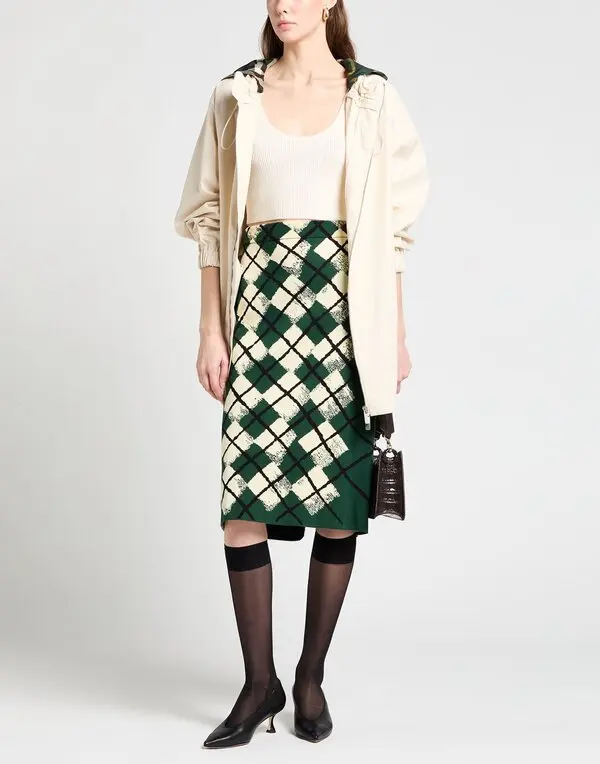 Burberry Multicolor Knit Midi Skirt