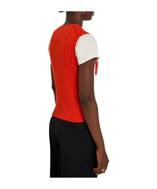 Polo Ralph Lauren Cable-knit Cotton Vest