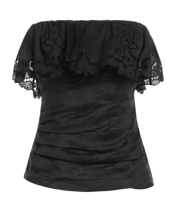 Isabel Marant Étoile Bandeau Wrap Top With Broderie Anglaise