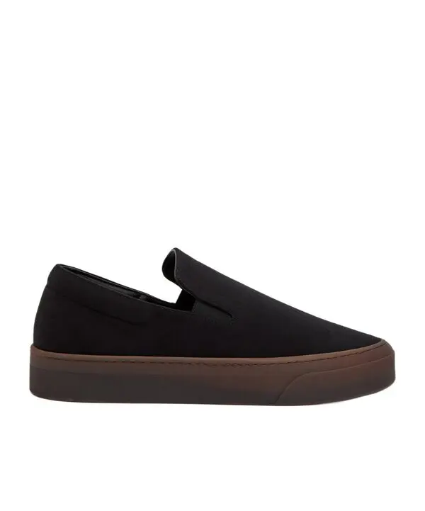 THE ROW Canvas Slip-on Sneakers
