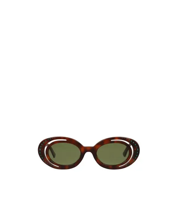 Marni Fashion Leopard Print Sunglasses