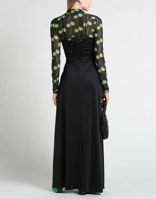GANNI Maxi Dress With V-neck And Sleeveless Design
