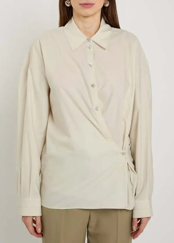 LEMAIRE Twisted Cotton-blend Poplin Shirt