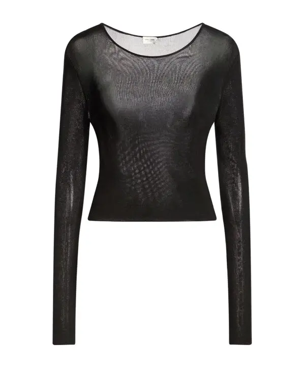 Saint Laurent Slim-fit Cropped Top