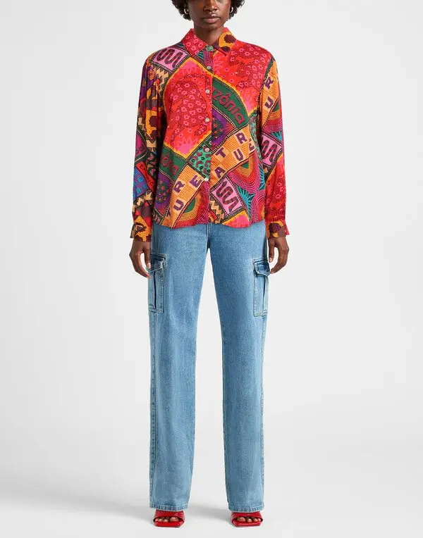 Farm Rio Printed Long-sleeved Shirt