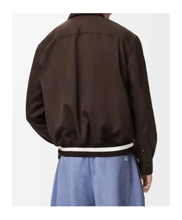 Loewe Wool Jacket With Embroidered Logo