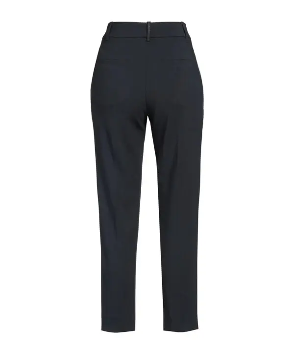 Brunello Cucinelli High Waist Straight Leg Trousers