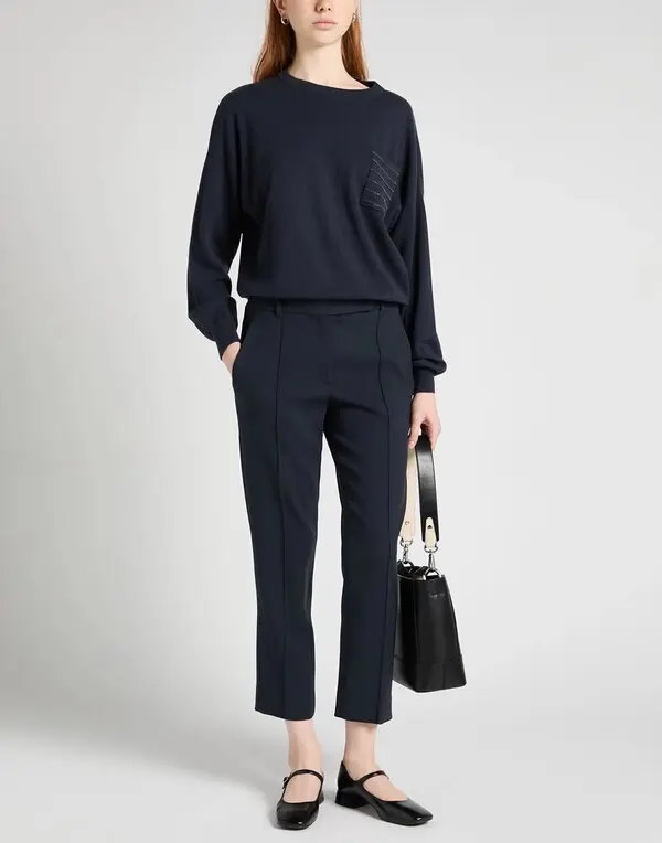 Brunello Cucinelli High Waist Straight Leg Trousers