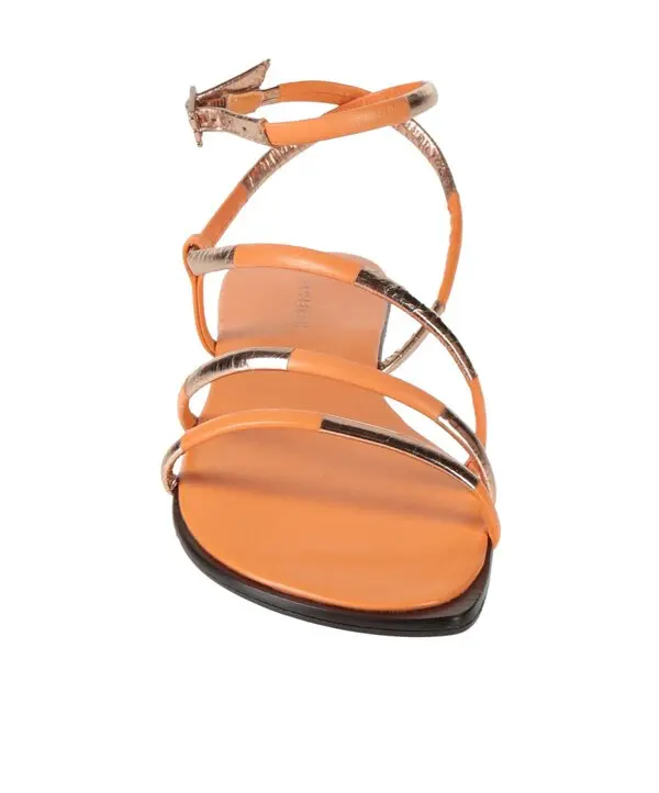 Tory Burch Two-tone Metallic Leather Sandals