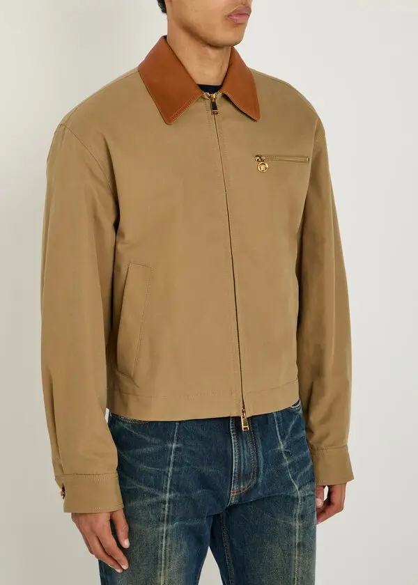 Versace Quilted Canvas Jacket