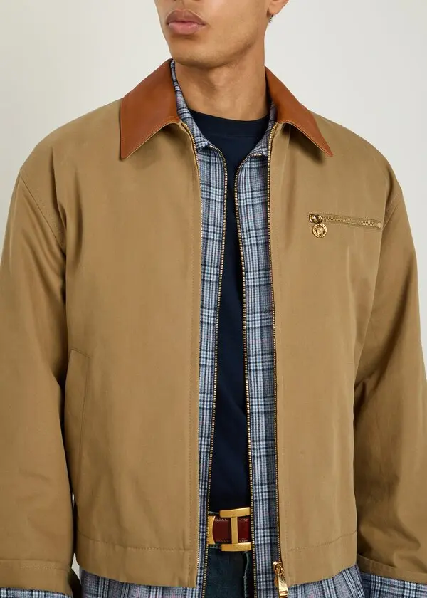 Versace Quilted Canvas Jacket