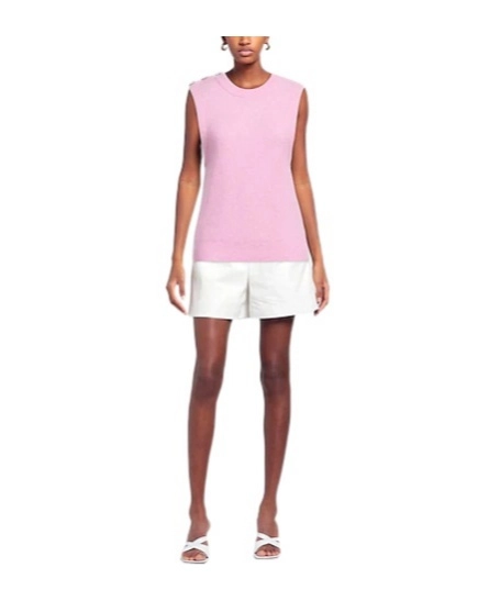 GANNI Sleeveless Solid-color Top