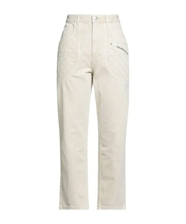 Isabel Marant Étoile Minimalist Solid Color Straight Leg Jeans