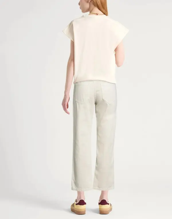 Isabel Marant Étoile Minimalist Solid Color Straight Leg Jeans