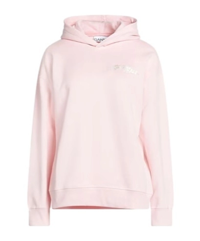 GANNI Hooded Long Sleeve Sweatshirt