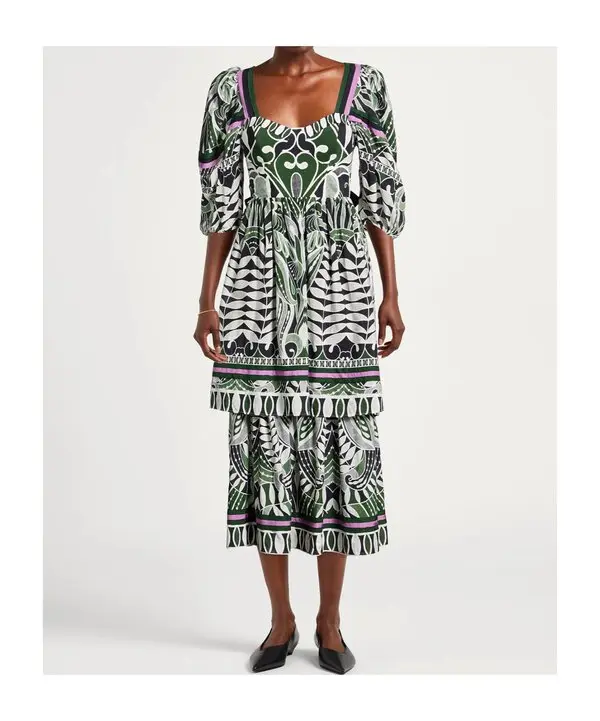 Farm Rio Printed Dress