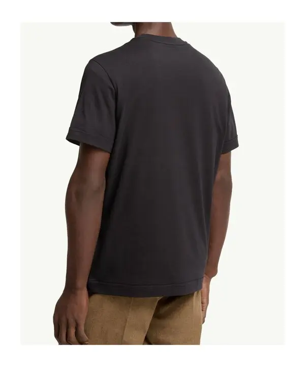 Moncler Double Leather Logo Cotton T-shirt