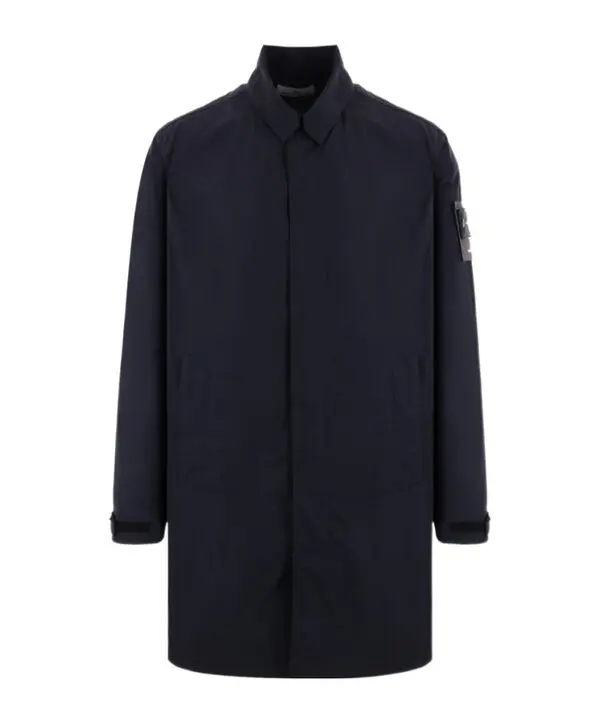 Stone Island Compass-badge Long-sleeved Coat