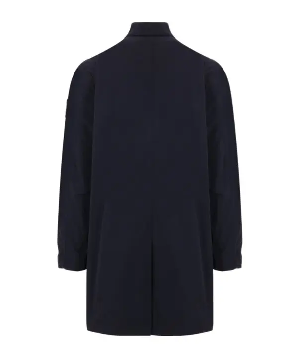 Stone Island Compass Badge Long-sleeved Coat - Navy
