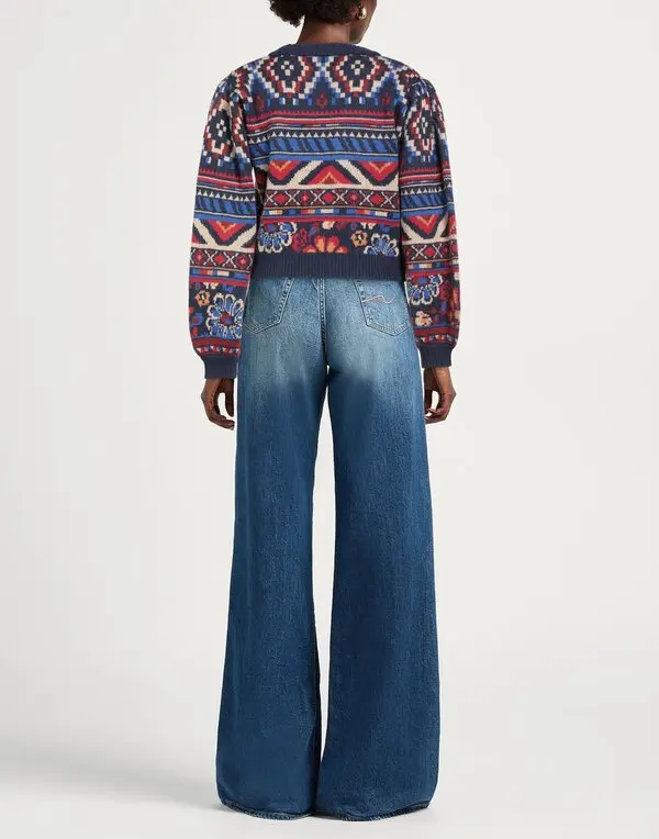 Farm Rio Intarsia-knit Jumper