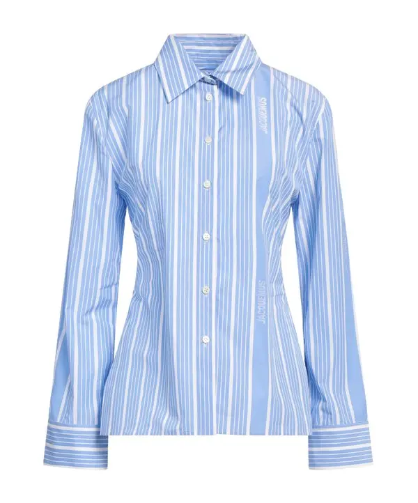 Jacquemus Striped Button-down Shirt With Classic Collar And Long Sleeves