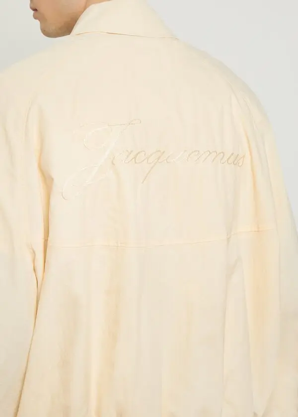 Jacquemus Le Coupe Vent Shell Jacket With Embroidered Logo