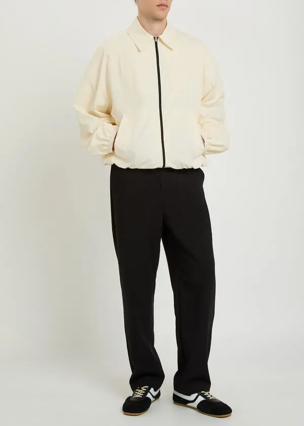 Jacquemus Le Coupe Vent Shell Jacket With Embroidered Logo