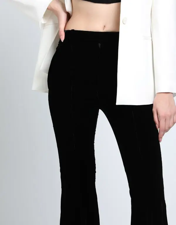 Saint Laurent Velvet Flare Trousers