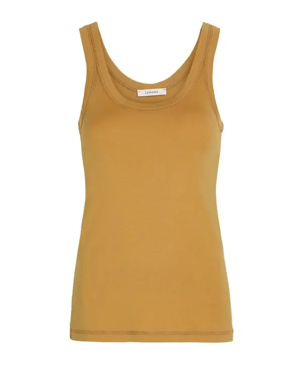 LEMAIRE Ribbed Cotton Tank Top