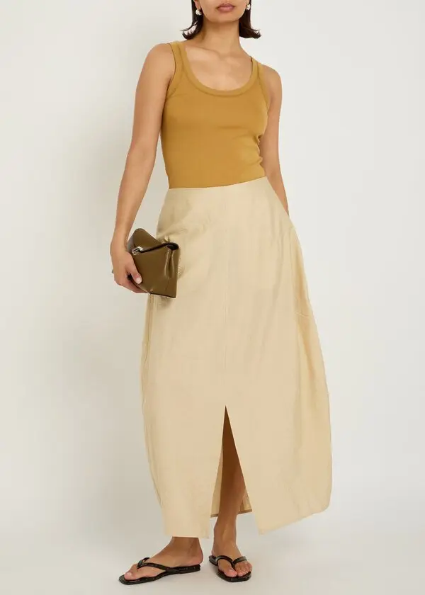 LEMAIRE Ribbed Cotton Tank Top