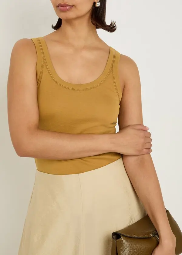 LEMAIRE Ribbed Cotton Tank Top