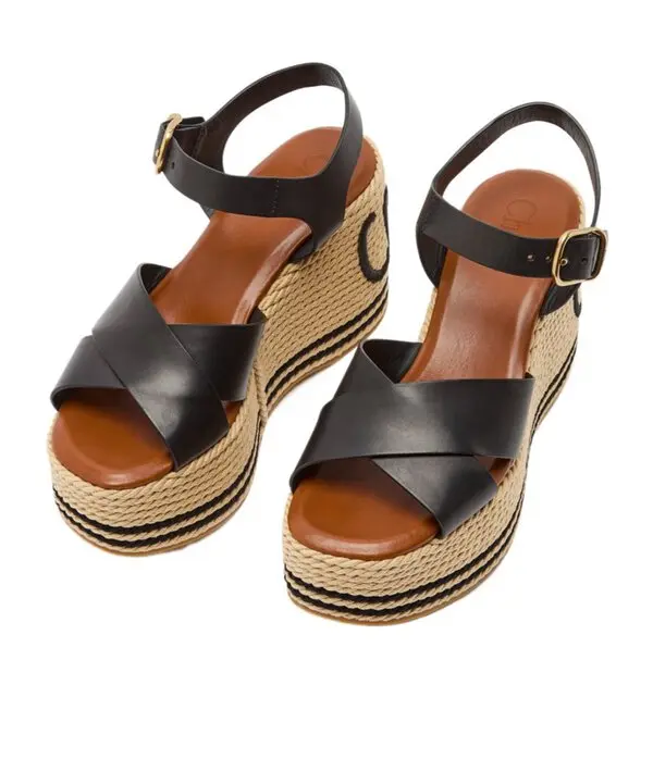 Chloé Wedge Sandals