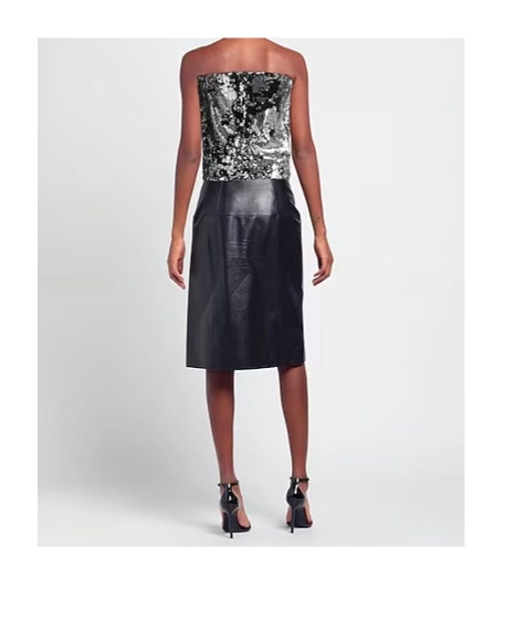 Isabel Marant Étoile Bandeau Top With Sequins And Deep Neckline
