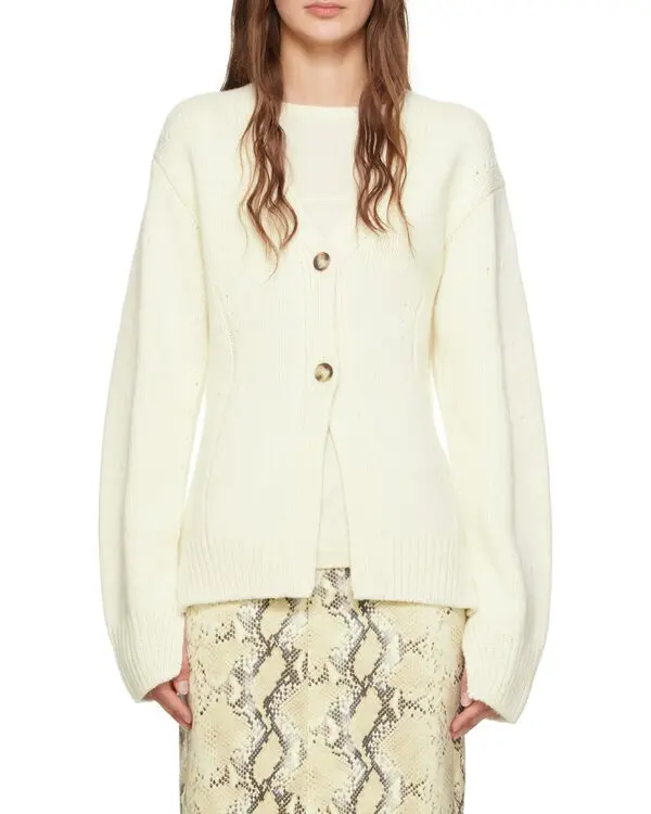 Helmut Lang V-neck Tailored Cardigan