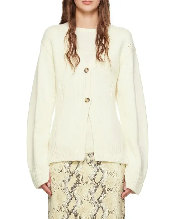 Helmut Lang V-neck Tailored Cardigan