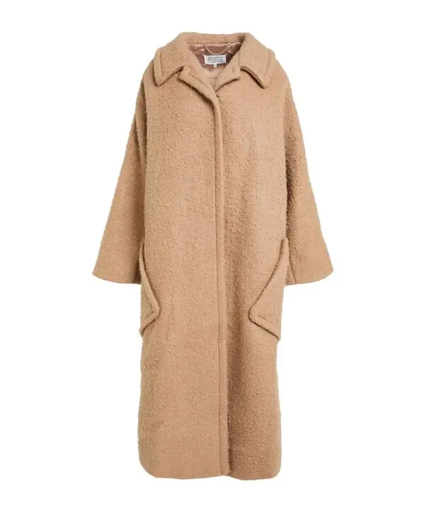 MAISON MARGIELA Single-breasted Textured Coat