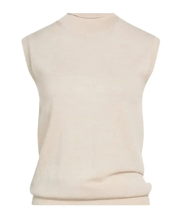 Sportmax Solid Color Sleeveless Knit Top