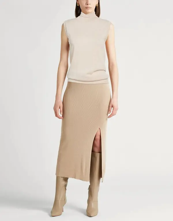 Sportmax Solid Color Sleeveless Knit Top