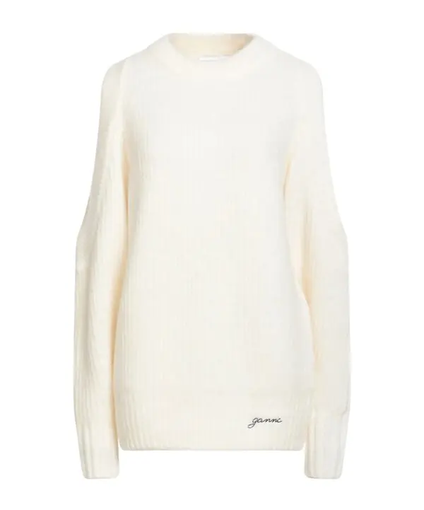 GANNI Cold Shoulder Knit Pullover