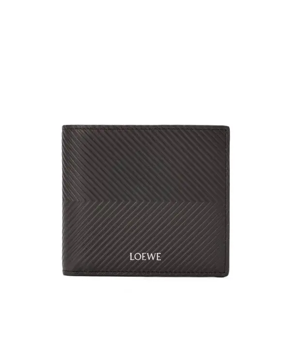 Loewe Bifold Coin Wallet In Textured Classic Calfskin