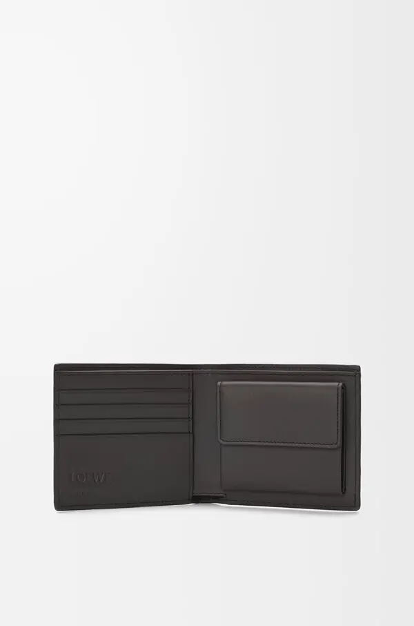 Loewe Bifold Coin Wallet In Textured Classic Calfskin