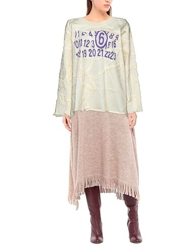 MAISON MARGIELA Two-color Knitted Long-sleeved Top