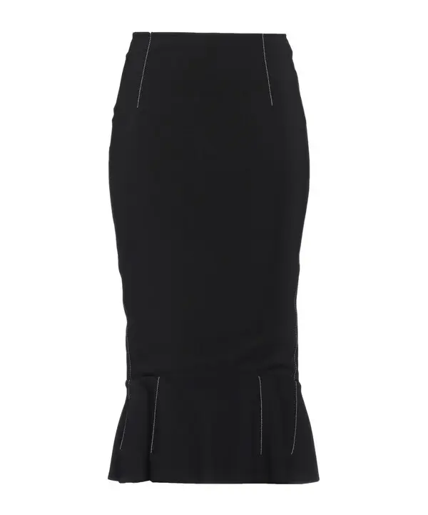 Marni Minimalist Solid Color Umbrella Skirt