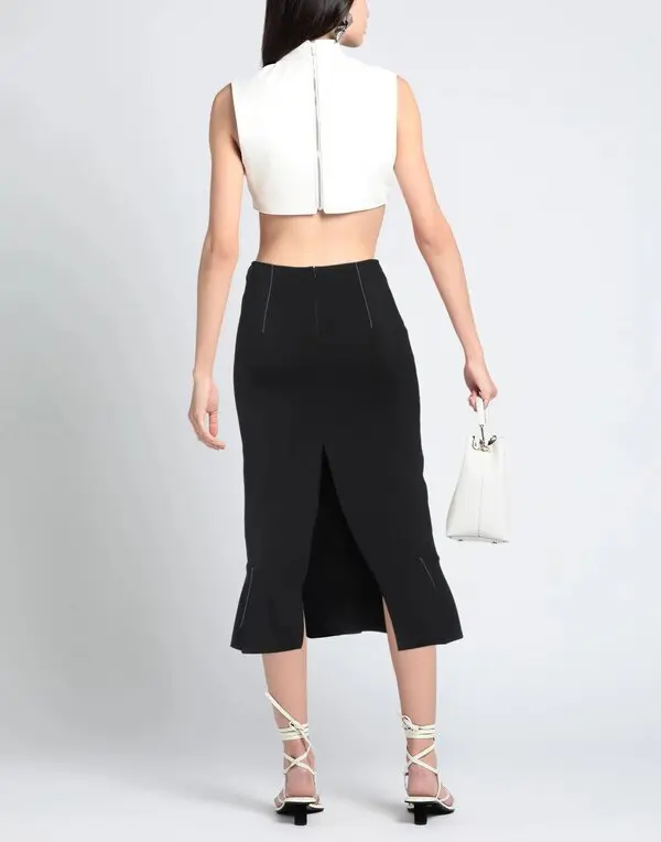 Marni Minimalist Solid Color Umbrella Skirt