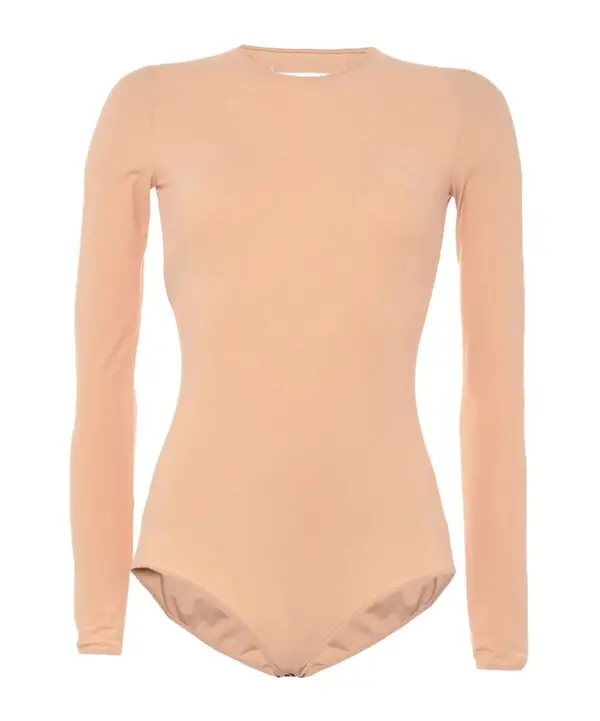MAISON MARGIELA Solid Color Stretch Top