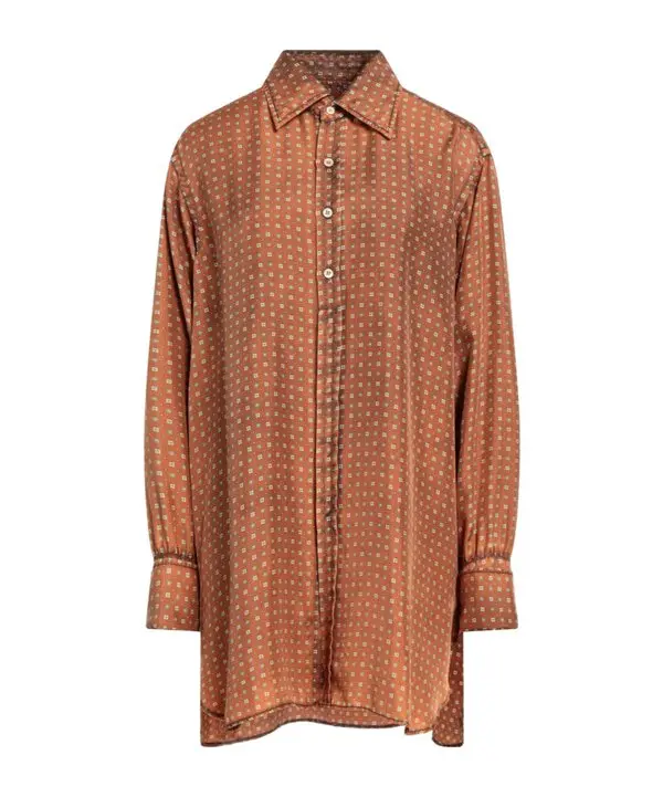 MAISON MARGIELA Multicolor Long-sleeve Shirt - Brown