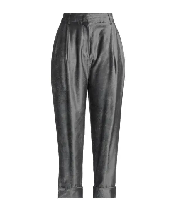 Brunello Cucinelli High-waisted Velvet Trousers