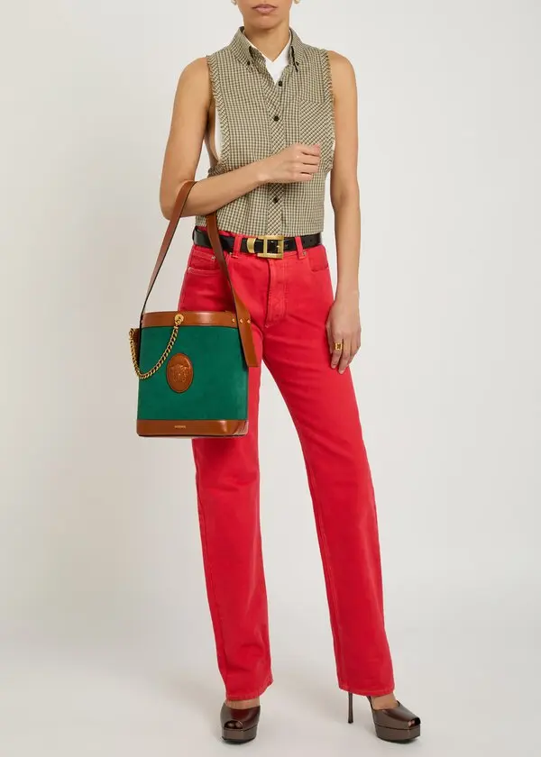 Versace Chain Bucket Bag